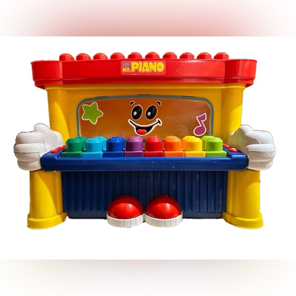 mega bloks | Toys | Mega Bloks Mr Piano Set Play And Record Music While ...